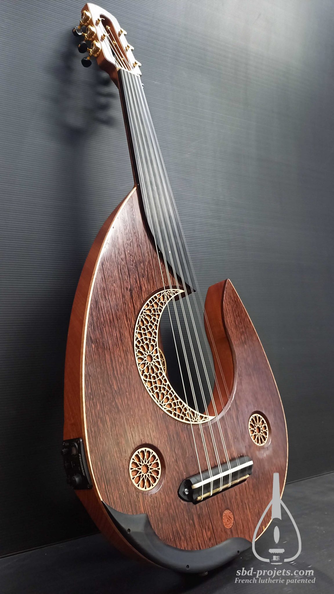 Oud moon : A lunar electric oud made in France